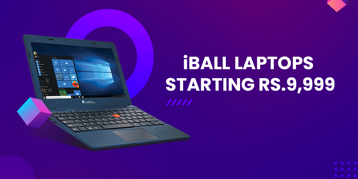 iBall Laptops starting from Rs. 9,999/-